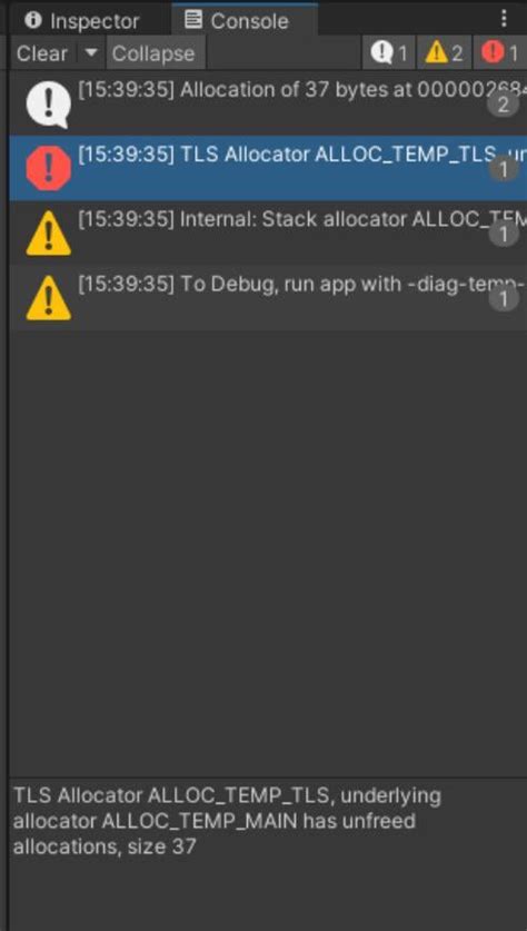 Upon Creating A New Unity Project I Get This ‘tls Allocation Error What Is It And How Do I Fix