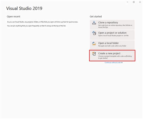 Creating A New Project