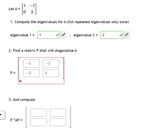 solved let a [1 102]compute the eigenvalues for a list