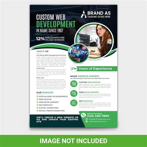Web Development Flyer Vectors And Illustrations For Free Download