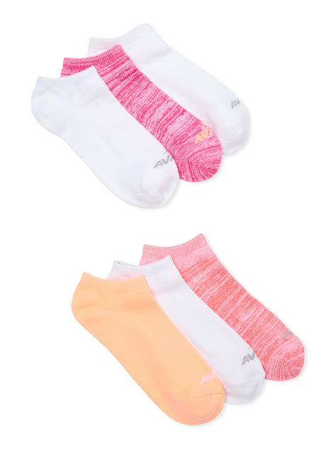 Avia Womens 6 Pack Lowcut Socks Lightweight And Breathable