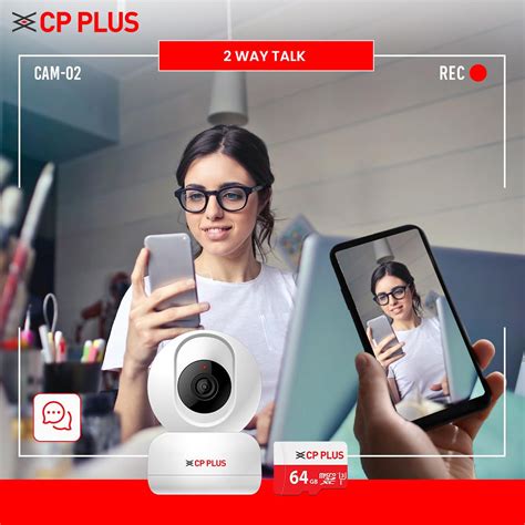 Buy CP PLUS EzyKam Plus Full HD WiFi Dome CCTV Security Camera Two Way Audio CP E AM White