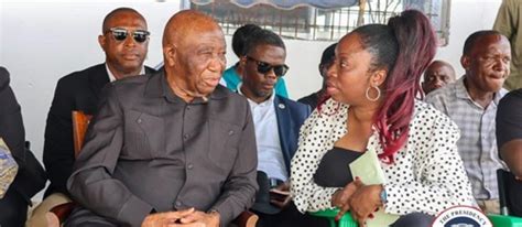 President Boakai Pays Condolence Visit To The Home Of Former First Lady Madam Nancy Doe The