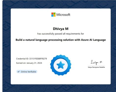Dhivya Murugan On Linkedin Microsoftcertified Azure Professionaldevelopment Careergrowth…