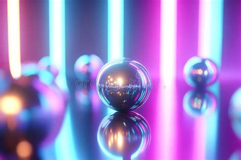 A Dynamic 3d Abstract Background Showcasing An Array Of Floating