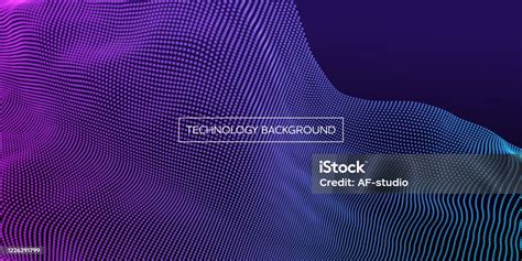 추상 및 과학 기술 배경 네트워크 파티클 그림 3d 그리드 표면 0명에 대한 스톡 벡터 아트 및 기타 이미지 0명 3차원 형태 가리기 Istock