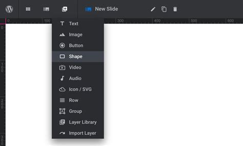 slider revolution manual adding and configuring shape layers