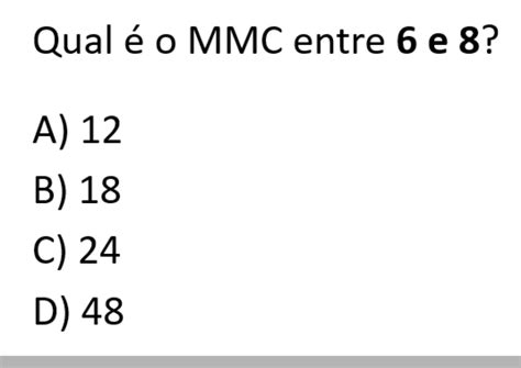 Arquivo De 🔵 Mmc E Mdc Matemática Hoje
