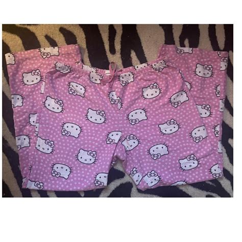 Hello Kitty Pj Pants Depop
