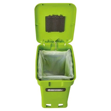 Rev A Shelf 12 QT Bottom Mount Compost Bin Pull Out Green 4WCSC CP 1