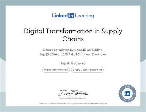 Learn From The Best Supply Chain Professionals Derradji Seif Eddine Posted On The Topic Linkedin
