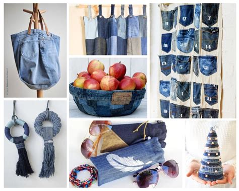 100 Denim Crafts For Diy Enthusiasts