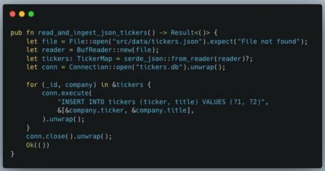 Json With Rust By Daniel Beach Data Engineering Central