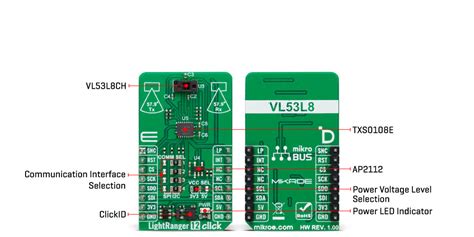 Lightranger 12 Click Vl53l8ch Time Of Flight Sensor For Precise Ranging