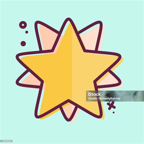 아이콘 10 뾰족한 별 별 기호와 관련이 있습니다 Mbe 스타일 심플한 디자인 편집 가능 간단한 그림입니다 간단한 벡터 아이콘 금 금속에 대한 스톡 벡터 아트 및 기타