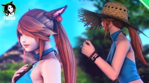 Unleashed Alma S Practical Ponytail Au Ra Miqo Te Female XIV Mod Archive