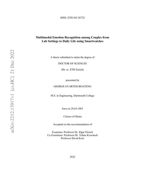 multimodal emotion recognition among couples from lab settings to daily life using smartwatches
