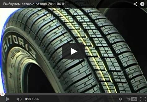Выбираем летнюю резину - Автолюбители