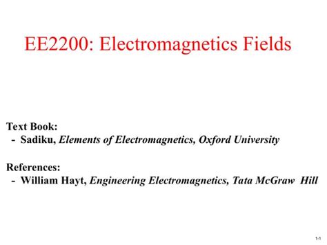 Vector Analysis Vector Algebra Engineering Electromagnetics By William H Hyat Chapter 1 Ppt