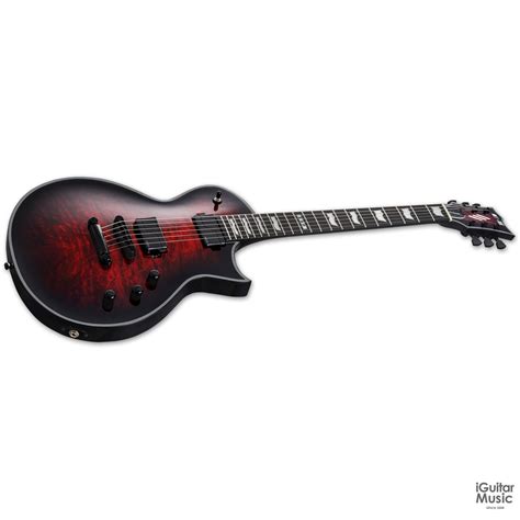 Esp E Ii Eclipse See Thru Black Cherry Sunburst Made In Japan