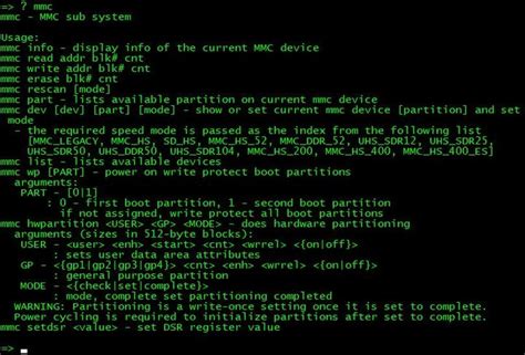 U Boot命令之emmc和sd卡操作命令详解 知乎