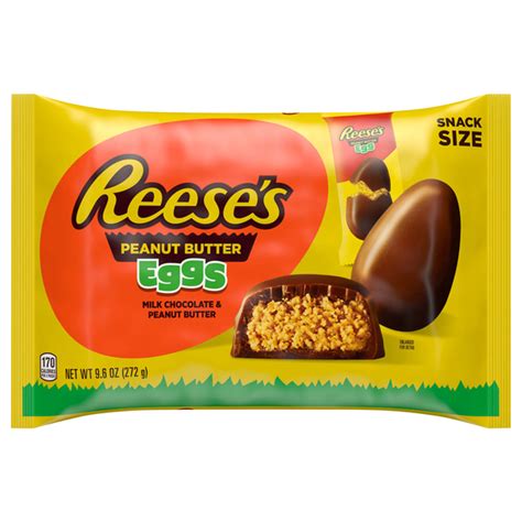 Save On Reeses Milk Chocolate Peanut Butter Cup Eggs Easter Candy Snack Size Order Online