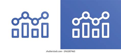 Data Analytics Graph Statistic Chart Icon Stock Vector Royalty Free