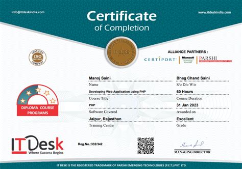 Best Php Training Institute In India With Certification Job Oriented