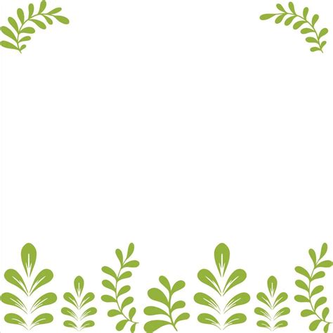 Leaves Border Design 18768678 Vector Art At Vecteezy