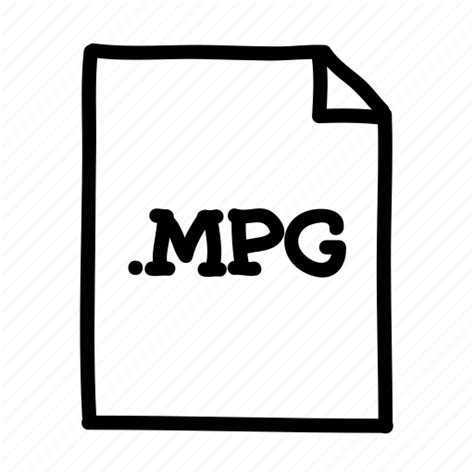 Mpg Document File Files Mpeg Page Sheet Icon Download On Iconfinder