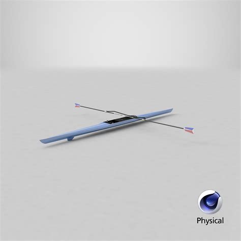 Rowing Boat Single Scull 3d Model 3d Model 39 3ds Blend C4d Fbx Ma Obj Max