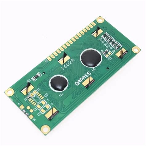 Lcd1602 1602 Module Green Screen 16x2 Character Lcd Display Module 160 Rakanelectronics