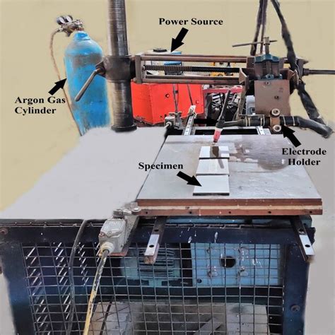 Welding Setup Used To Perform A Tig Welding Download Scientific Diagram