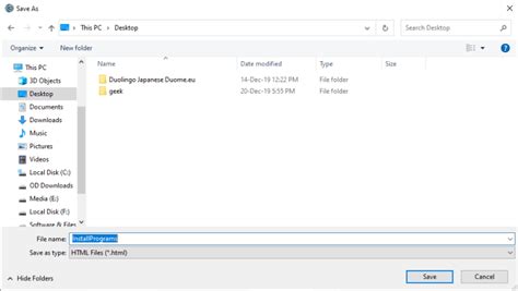 how to create a list of all installed programs in windows 10