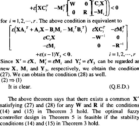 Figure 1 From Fuzzy Control Based On Quadratic Performance Function A Linear Matrix Inequality