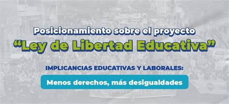 Análisis Del Proyecto De Ley De Libertad Educativa Menos Derechos Y