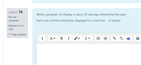 Solved Question 16 Not Yet Answered Marked Out Of 300 Write