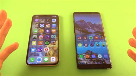Iphone X Vs Samsung Galaxy Note 8 Speed Test 4k Youtube