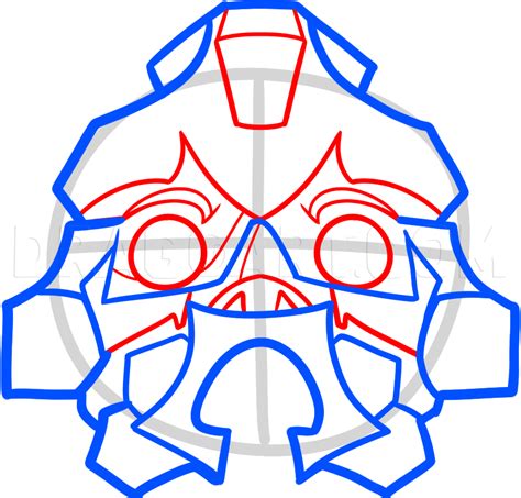 Transformers Bumblebee Face Drawing