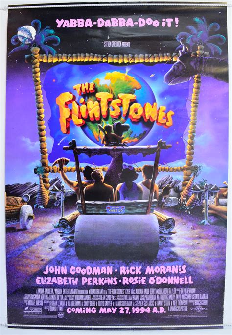 “the Flintstones” Original One Sheet Poster Film Poster Movie Post