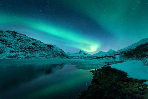 Aurora Borealis Norway Wallpaper