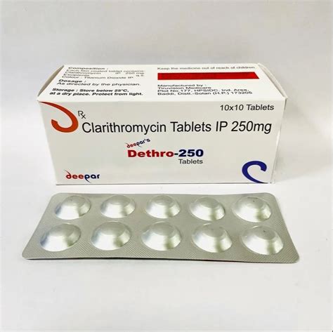 Clarithromycin 250mg Tablets At ₹ 2800 Box Amravati Id 2855028381630