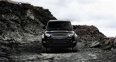Land Rover Defender Octa Black Is Like A Black And White Picture