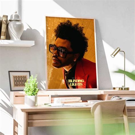 Blinding Lights Weeknds Poster Album Art Poster Album Cover 8 X