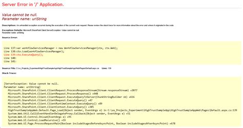 CSOM WorkflowServicesManager SharePoint Stack Exchange