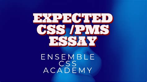 css pms expected essay topics for 2023 fpsc ppsc exams