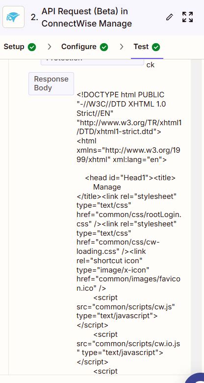Connectwise Api Request Beta Issue Pulling Correct Data Zapier Community