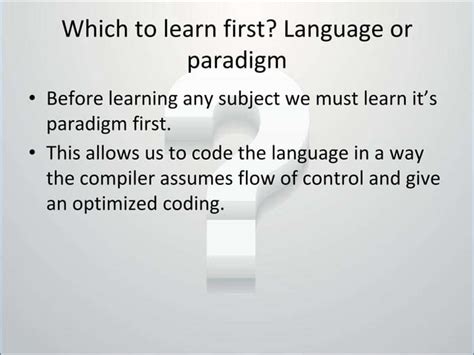 Programming Language Paradigms Pptx Programming Languages Computing
