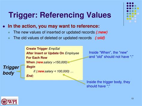 ppt advanced sql triggers and assertions powerpoint presentation id 6886521