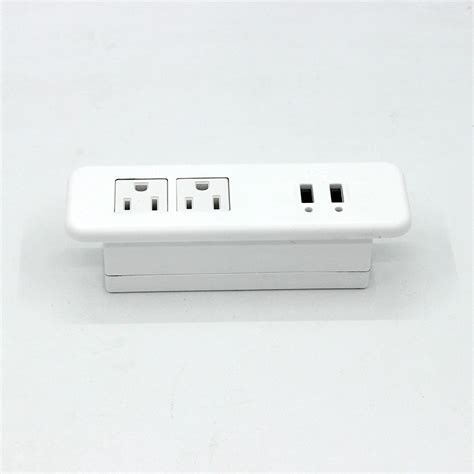 Bayu Us Dual Power Outlet With 2 Way Usb Chargers For Electrical Furniture Power Socket And